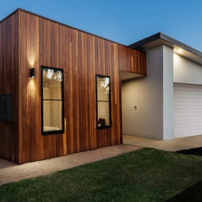 Exterior with Fixed Window by Constructive Builders