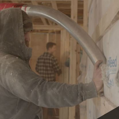 Greenfiber Sanctuary cellulose blown-in with Cellulose Blown-in ...