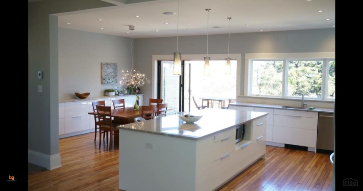 Walnut Street - Kitchen with Integrated LED by Brad Goodsell Design ...