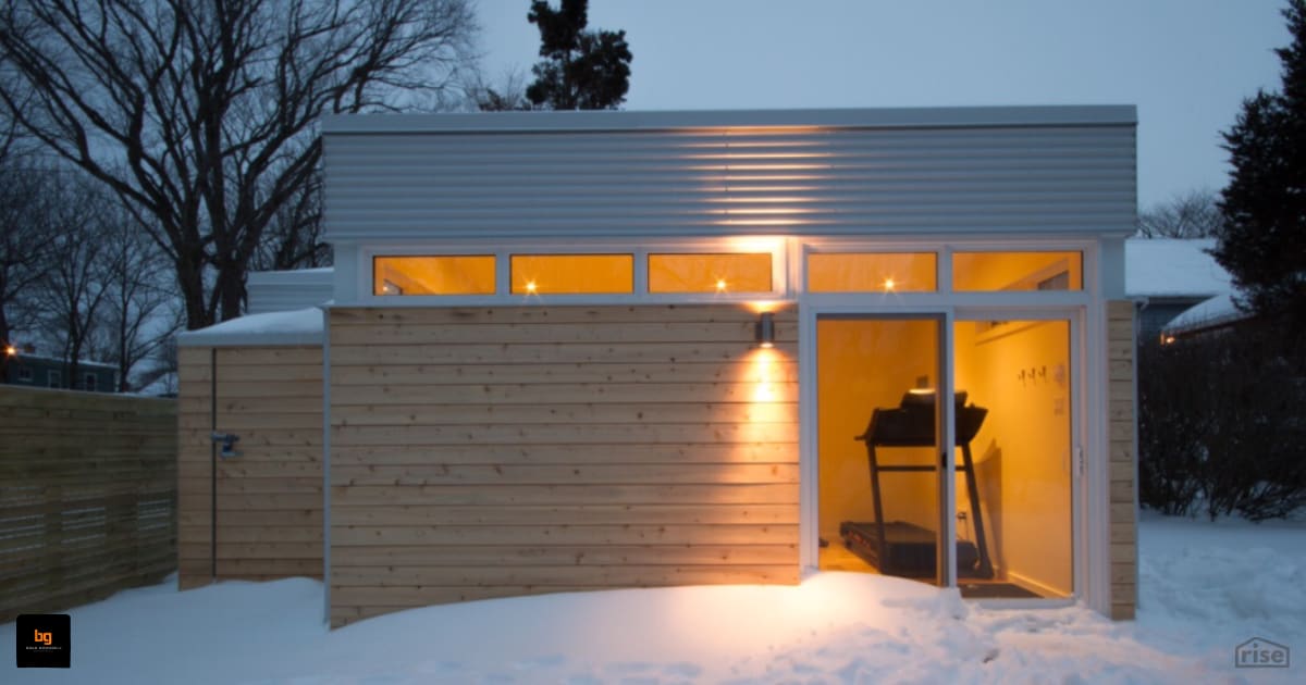 Willow Pod - Exterior with Aluminum Siding by Brad Goodsell Design ...