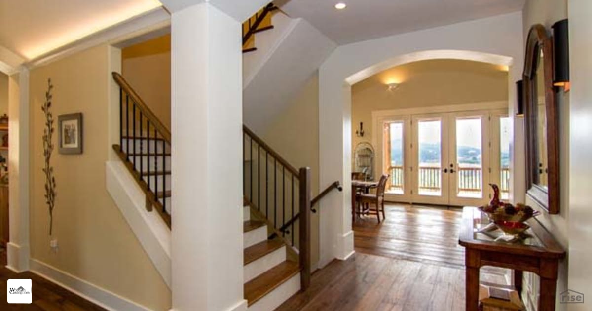 Entryway with Integrated LED by Winsome Construction