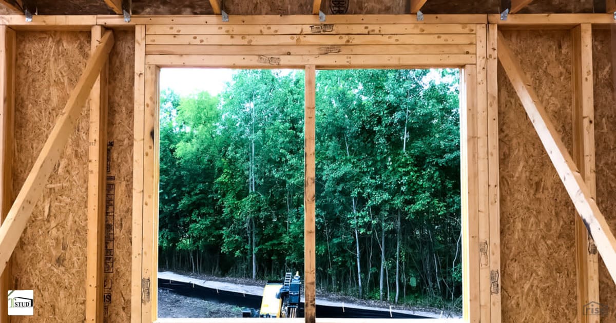 Insulated studs around a window with Insulated Stud by Tstud