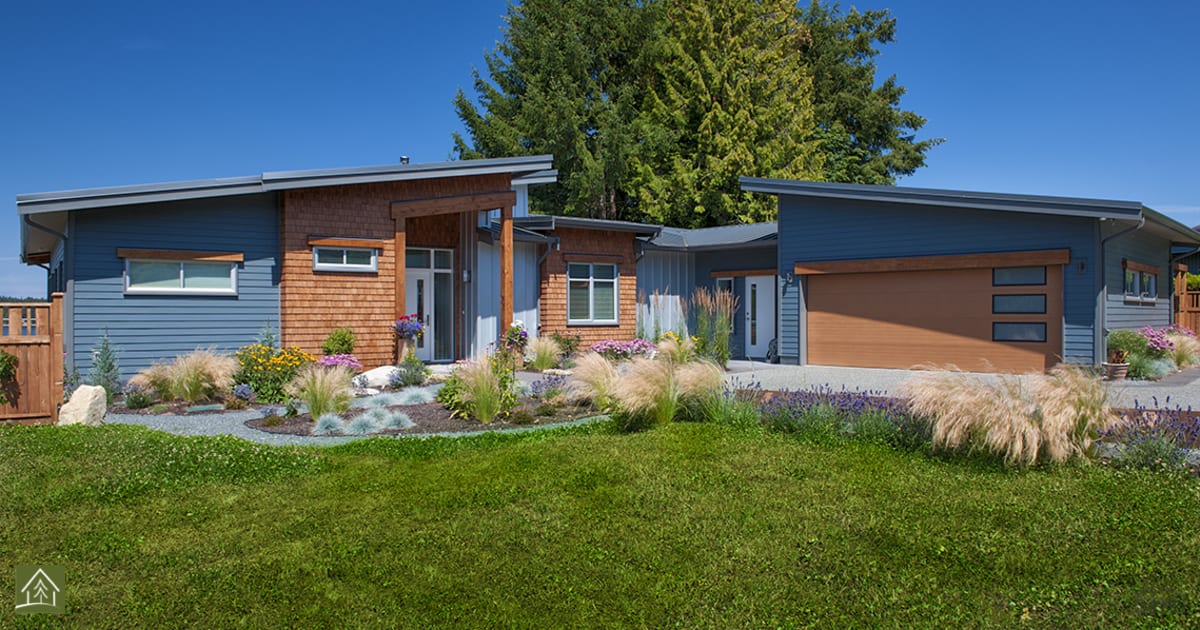 Saltair Seascape - Exterior with Outdoor Gardens by Pheasant Hill Homes ...