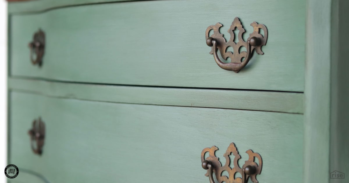 Dresser painted with Real Milk Paint with Milk Paint by Real Milk Paint Co