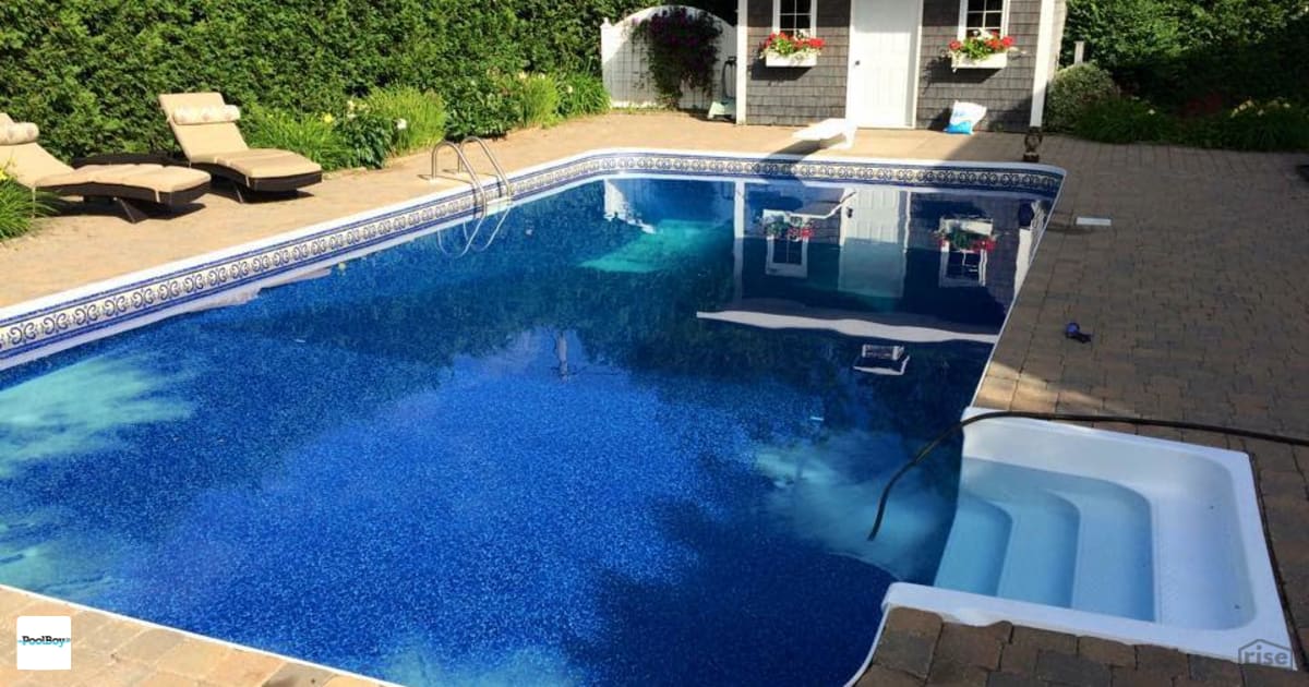 Inground Swimming Pool with Variable Speed Pool Pump by PoolBoy Inc