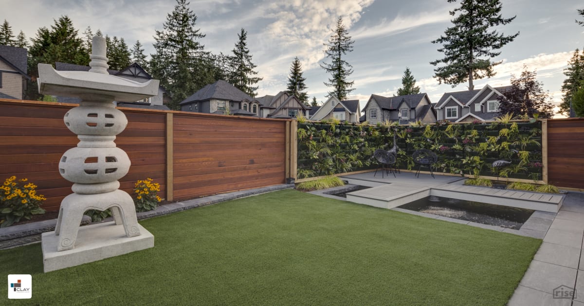 Executive Elegance - Landscape with Outdoor Gardens by Clay Construction