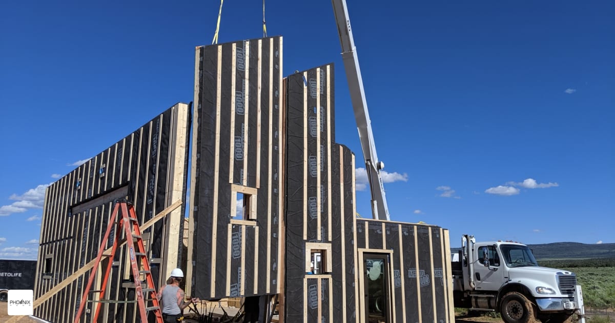 H14 Prefab Panelized Exterior Install with Prefabricated Panelized Home ...