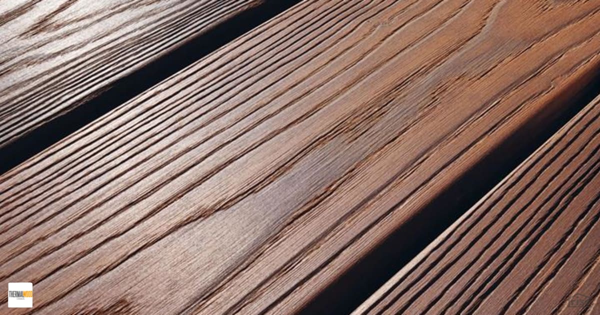 Thermally Modified Brushed Ash Decking with Thermally Modified Wood ...