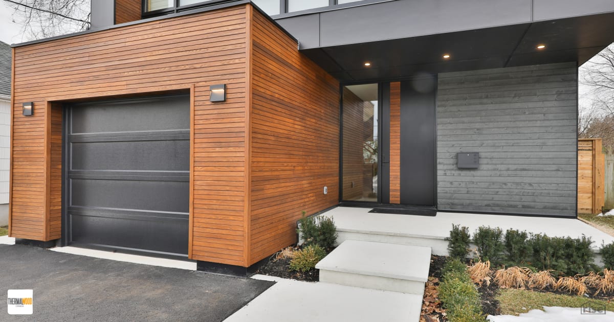 Double Rabit Siding with Thermally Modified Wood Siding by Thermalwood ...