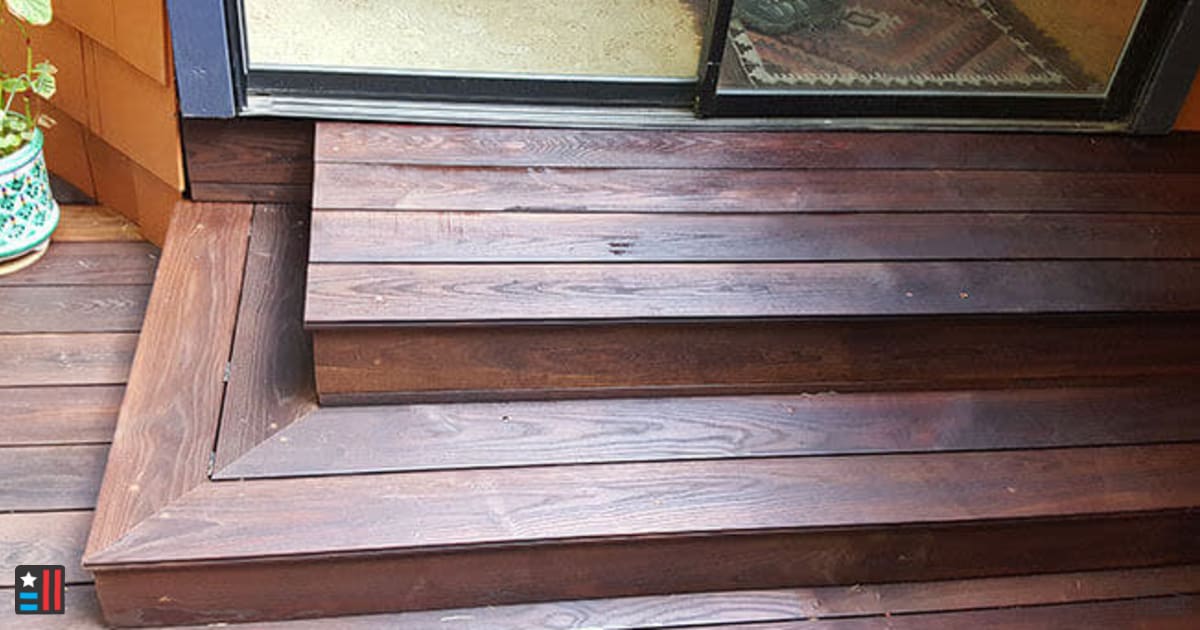 Thermally Modified Deck Staircase with Thermally Modified Wood Decking ...