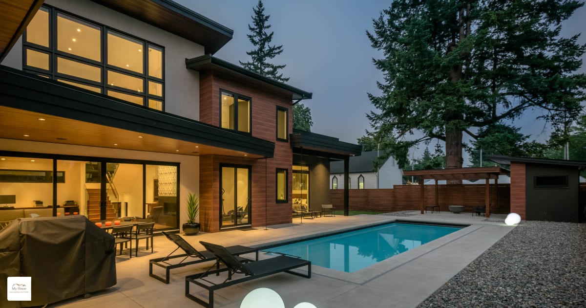 Fort Langley Modern Blend - Pool with Variable Speed Pool Pump by My ...