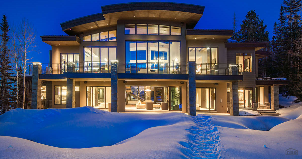 Exterior with floor to ceiling glass windows with Fixed Window by Alpen ...