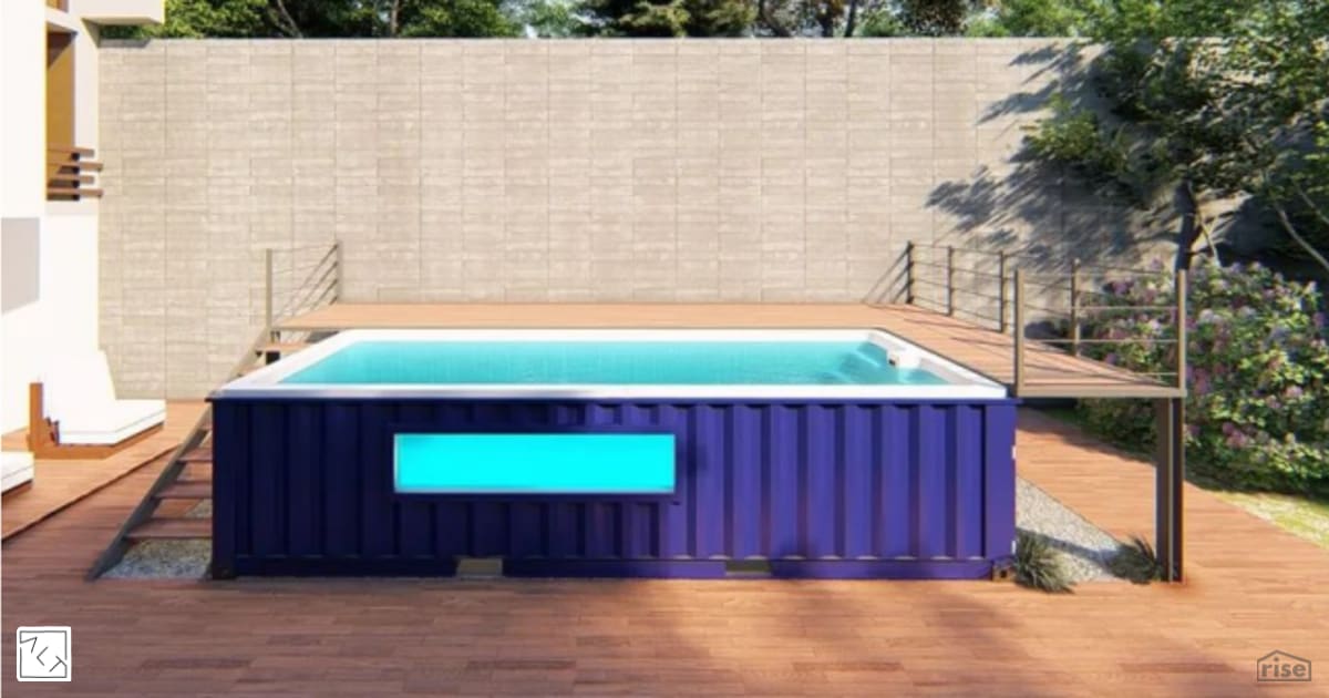 Shipping Container Pool With Window with Shipping Container Pool by ...