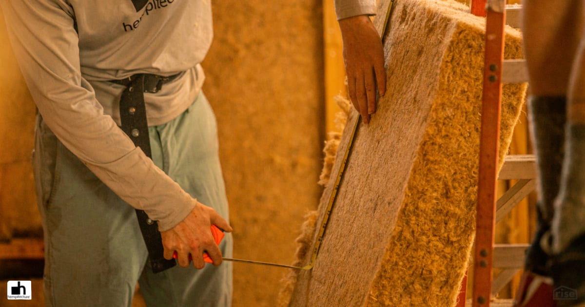 Measuring HempWool Batt Insulation with Hemp Batt Insulation by ...