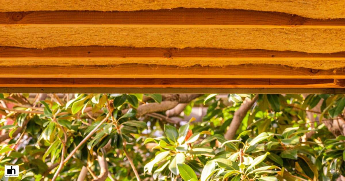 HempWool Ceiling Insulation with Hemp Batt Insulation by Hempitecture
