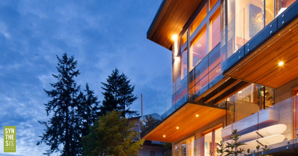 Overlapping Waterfront with Outdoor Gardens by Synthesis Design