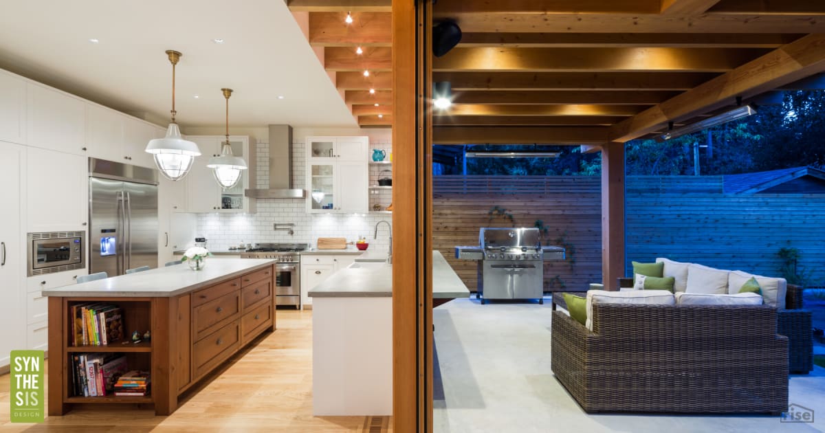 Cooking Inside and Outside with Gas Range by Synthesis Design