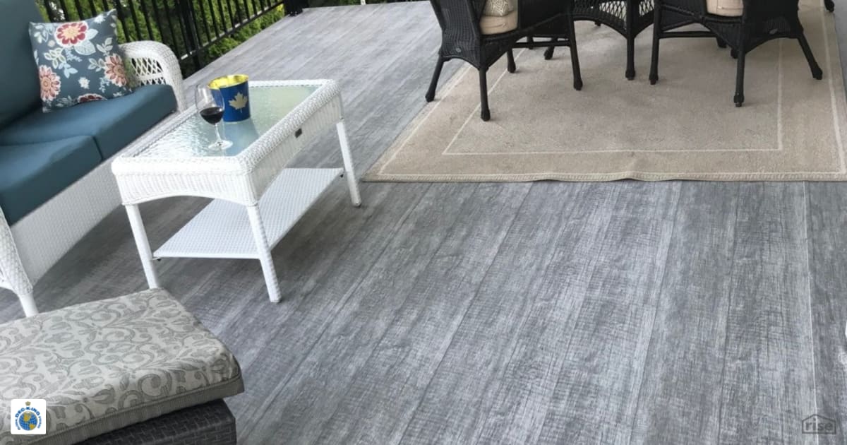 Prairie Barn - Vinyl Decking with a Wood Print with Vinyl Decking by ...