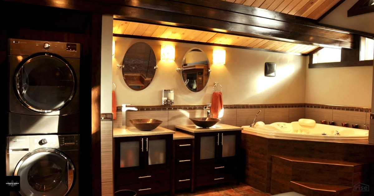 Over The Top Custom Bathroom with Low-Flow Bathroom Faucet by Amazing ...