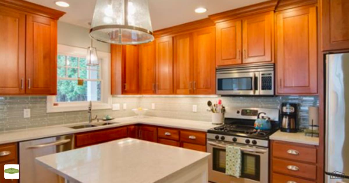 Kitchen with Integrated LED by Constructive Builders