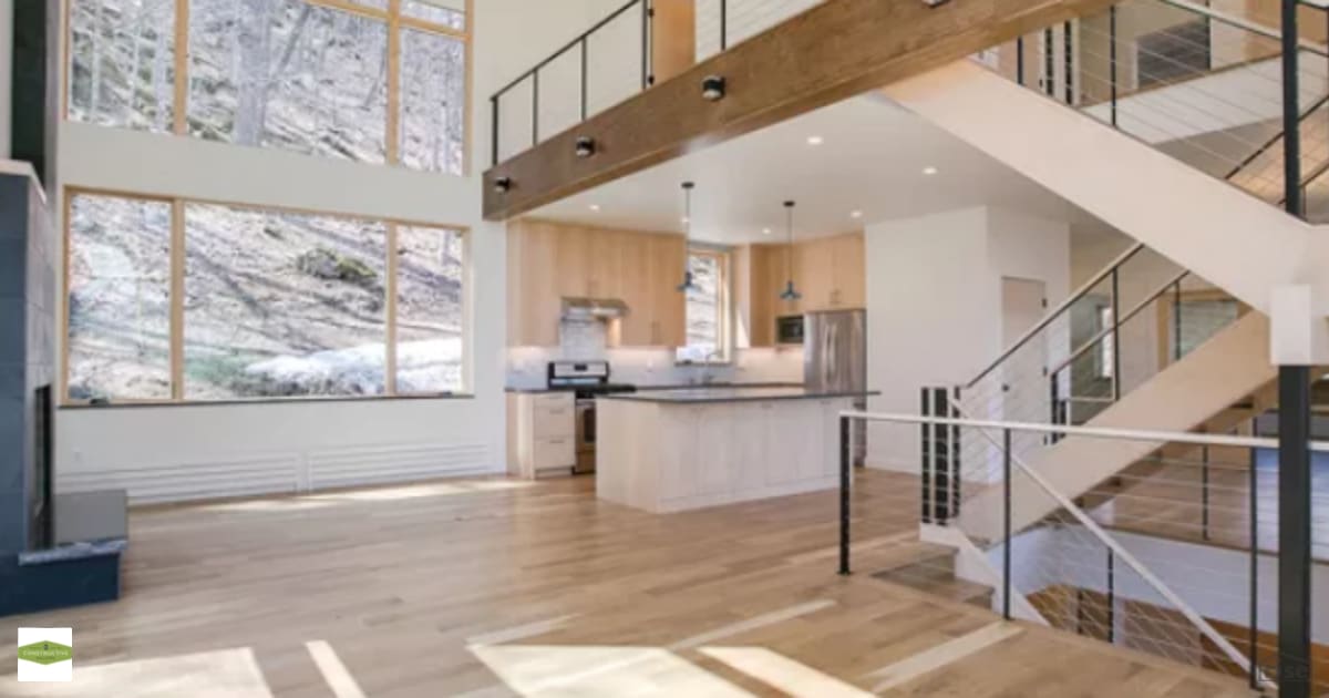 Main Floor with Laminate Flooring by Constructive Builders