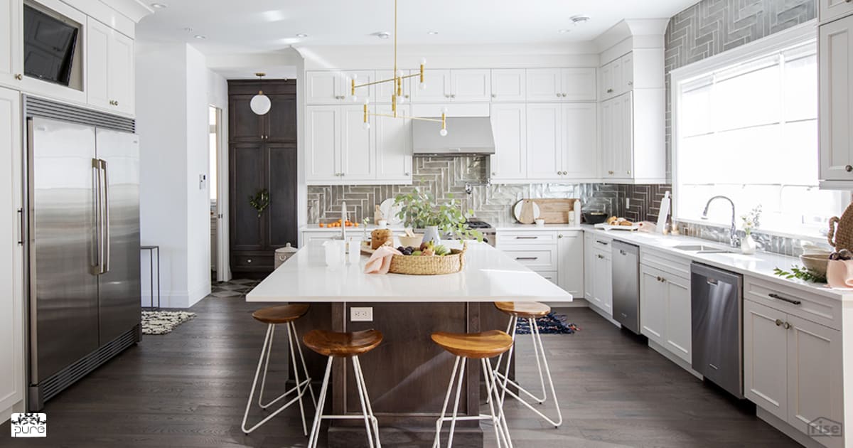Killarney - Kitchen with Integrated LED by Pure Design Inc.