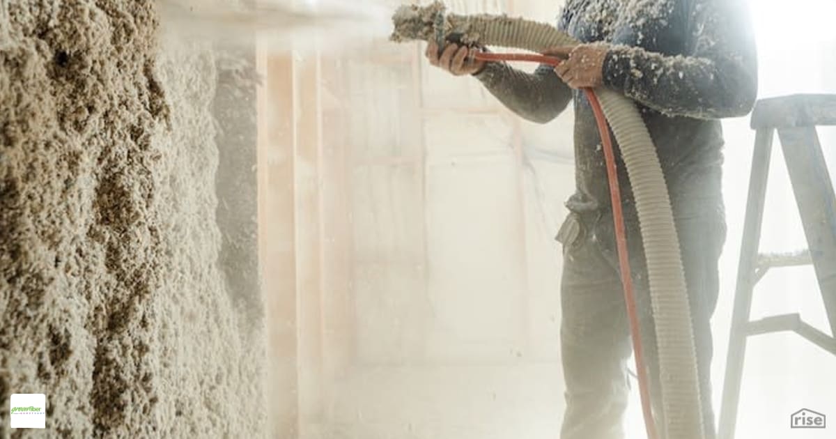 Greenfiber Sanctuary cellulose blown-in with Cellulose Blown-in ...