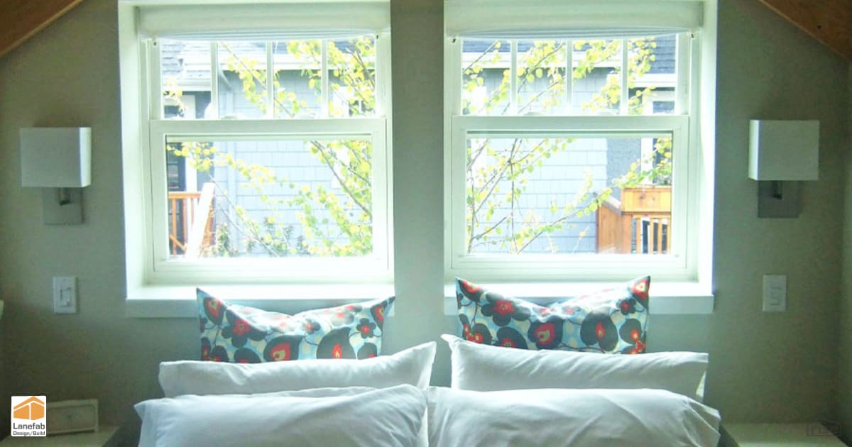 W11th Bedroom windows with Dimmer Switch by Lanefab Design/Build