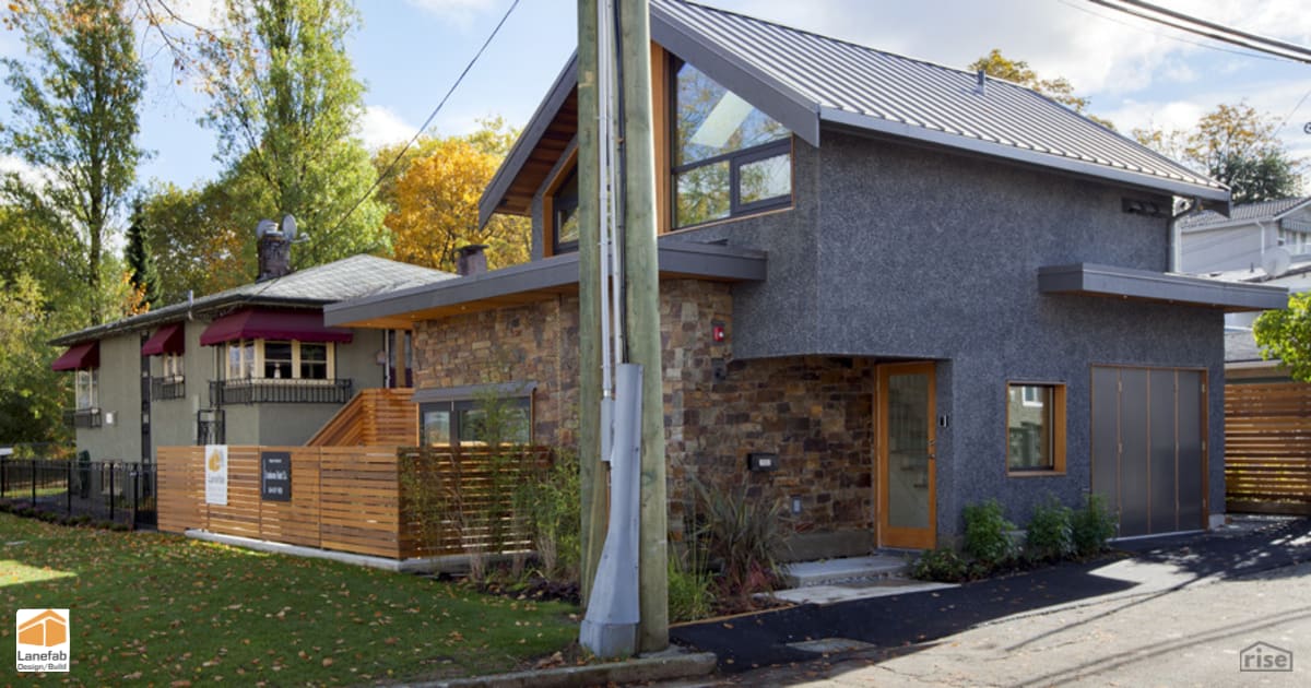 Slocan Exterior from lane with Energy Star Exterior Door by Lanefab ...