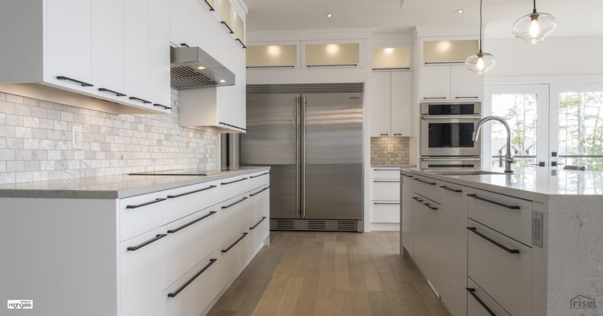 Bridge Over Water - Kitchen with Low-Flow Kitchen Faucet by Homes by ...