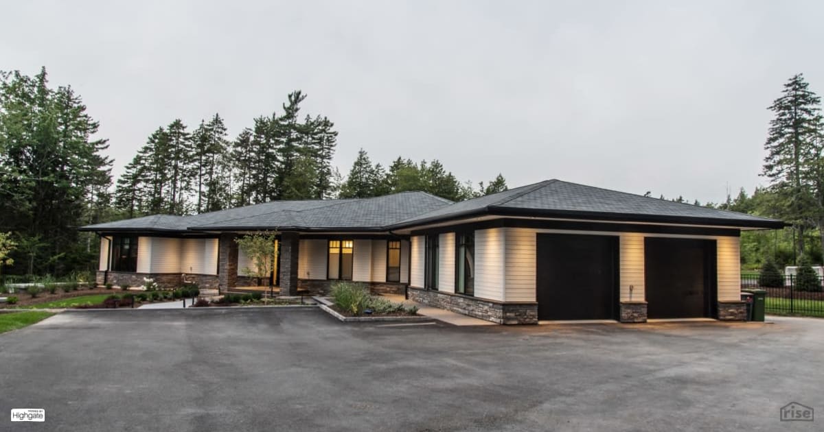 Heddas Way - House Exterior with Stone Siding by Homes by Highgate