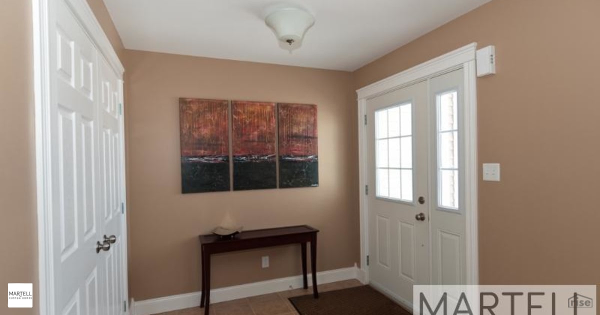 Netzero Home - Entryway with Energy Star Exterior Door by Martell Homes