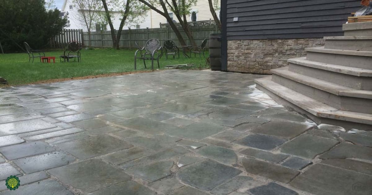 Stone Patio Pavers with Patio Stone by Earthworks Landscape & Design