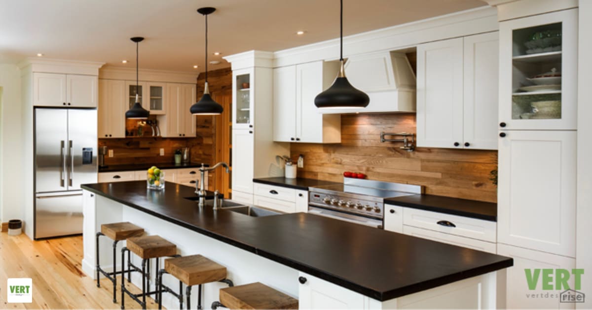 5840 Red Castle Ridge - Kitchen with Range Hood by VERT plan.design.build