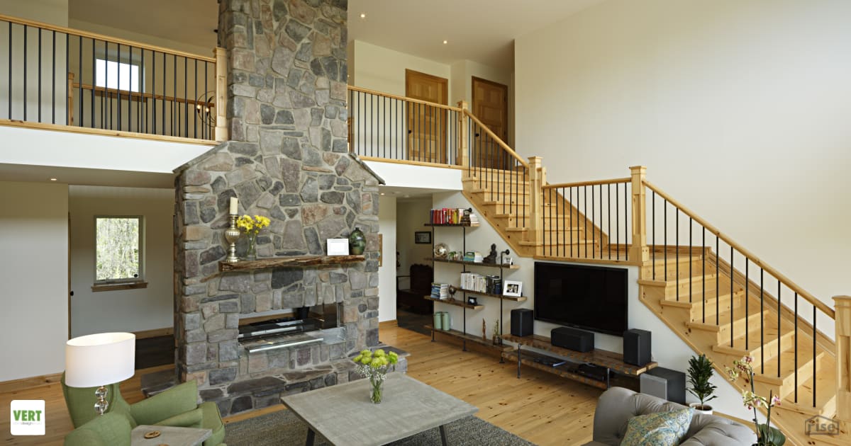 5840 Red Castle Ridge - Living Room with Gas Fireplace by VERT plan ...