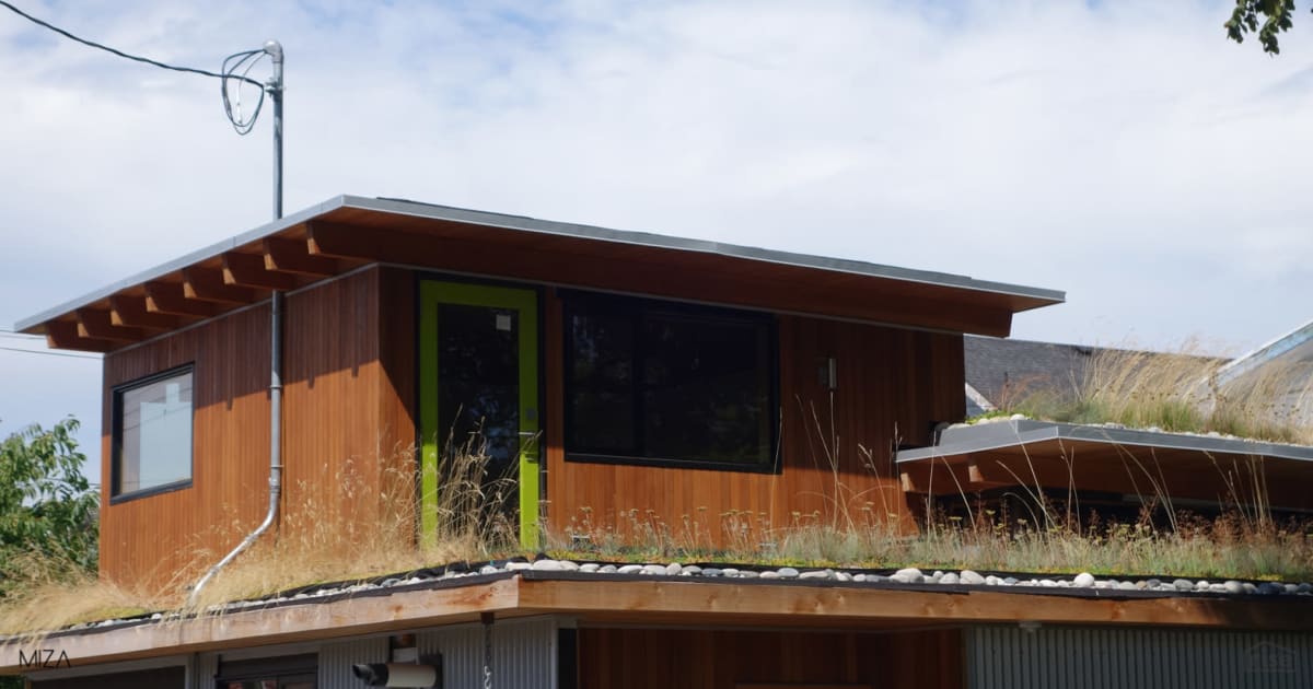 Roof Access with Green Roof - Extensive by MIZA Architects