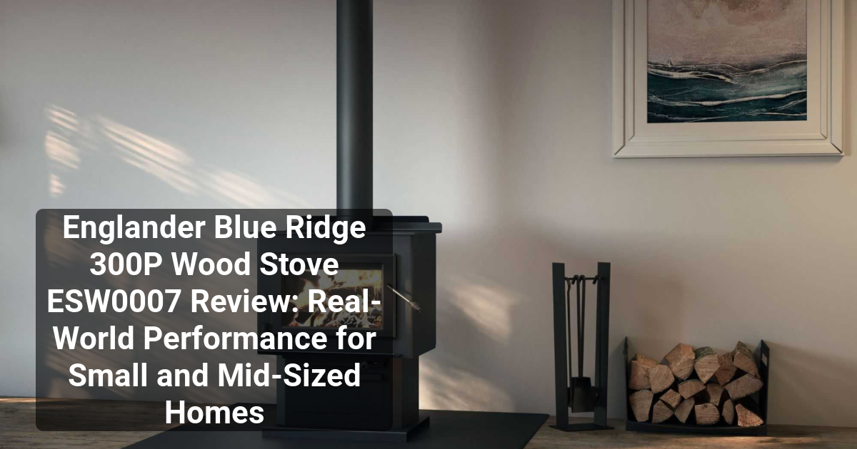 Englander Blue Ridge 300P Wood Stove ESW0007 Review: Real-World ...