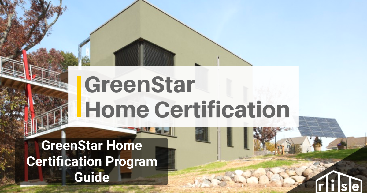 GreenStar Home Certification Program Guide