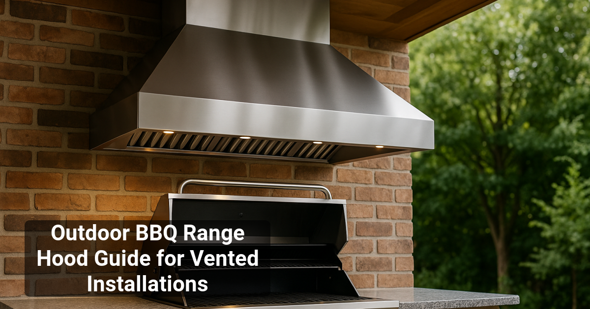 Outdoor BBQ Range Hood Guide for Vented Installations