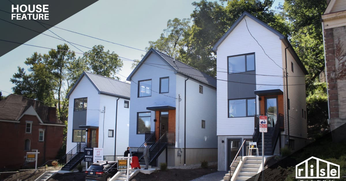A Module Prefab Development in Pittsburgh Makes Homeownership Affordable