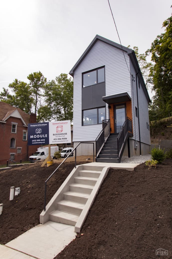 A Module Prefab Development in Pittsburgh Makes Homeownership Affordable