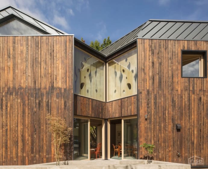 A Love Affair with Wood Inspires One of the US's First CLT Houses