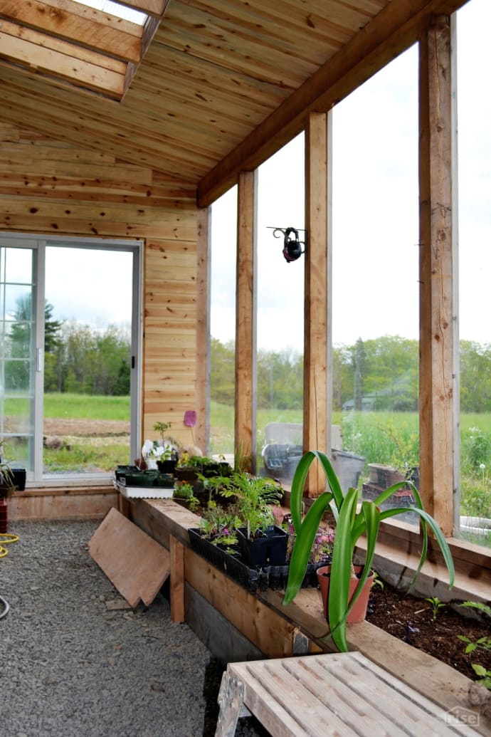 A Look Inside the Strawbale Walls of this Off-grid Home