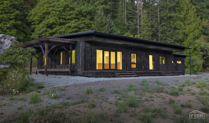 Yakisugi Passive House on Vancouver Island Blends Science and Beauty