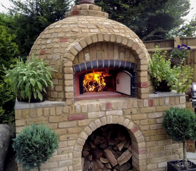 how to make brick wood oven