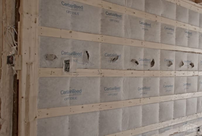Cellulose Insulation for Double-Studded Walls
