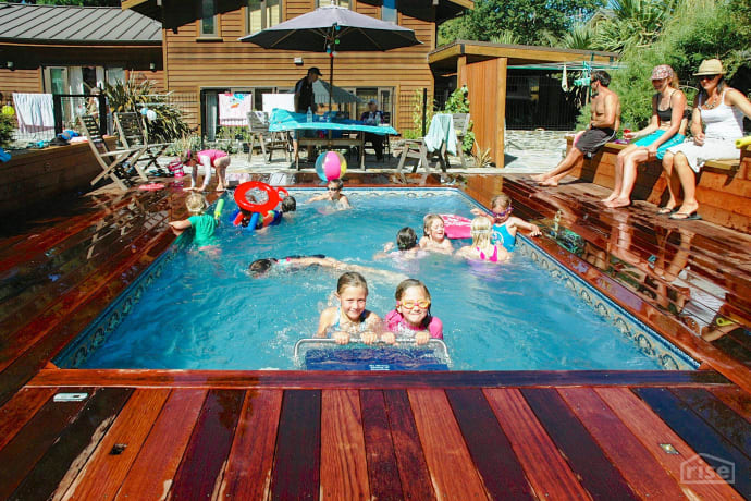 Stay Cool with a Shipping Container Pool