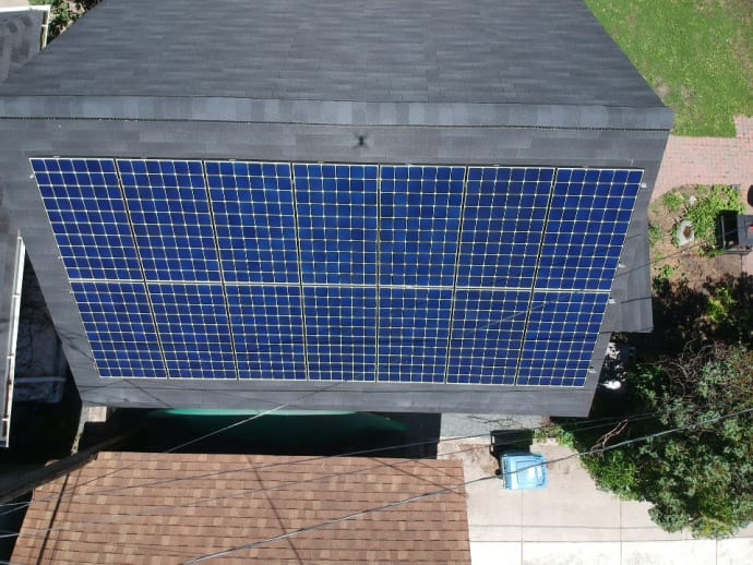 Minneapolis Garage Goes Solar Power