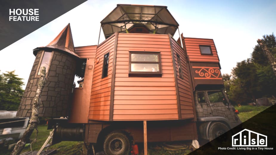 A Tiny House Castle: One of the Most Fun Tiny Homes You'll Find