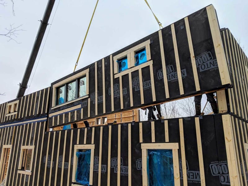 Rise | Panelized Prefab second floor wall with Prefabricated Panelized ...